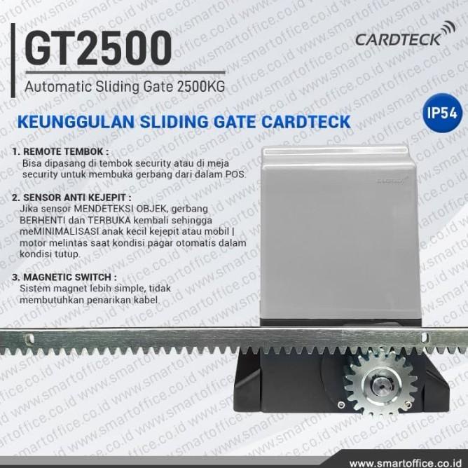 Jual News Automatic Sliding Gate 2500Kg Pagar Sliding Otomatis Cardteck ...