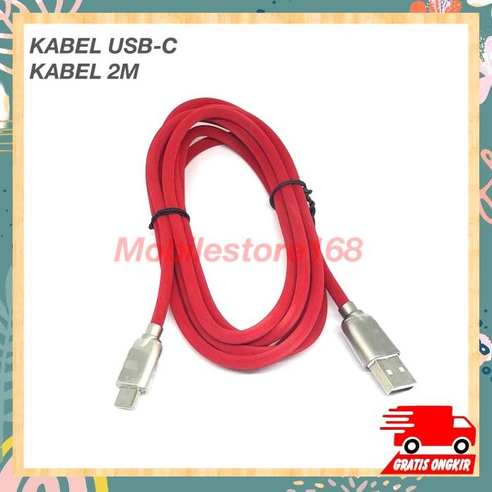 Jual Kabel Data Cable Data Usb-C Fast Charging 2 Meter | Shopee Indonesia