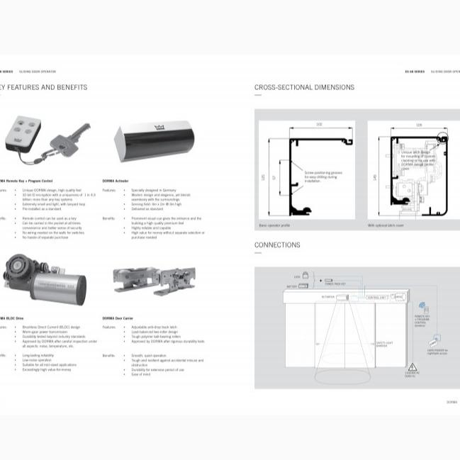 Jual Dorma Automatic Sliding Door Es68 | Shopee Indonesia