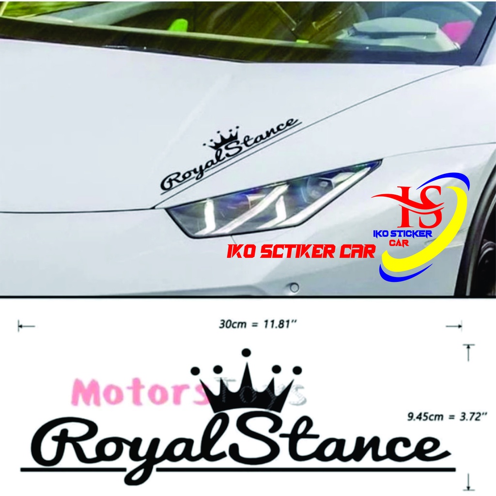 Jual Stiker Mobil Royal Stance Stiker Mobil Racing | Shopee Indonesia