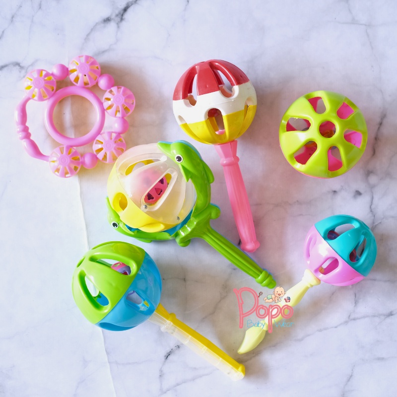 Jual Mainan Kerincing/Kerincingan/Krincing Bayi/Rattle Baby Toys (1pcs ...