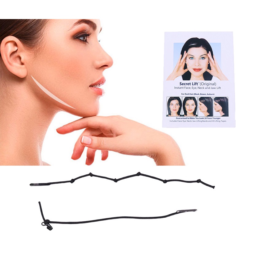 Jual STIKER WAJAH anti kerut Invisible Instant Face Lift Tape Penirus ...