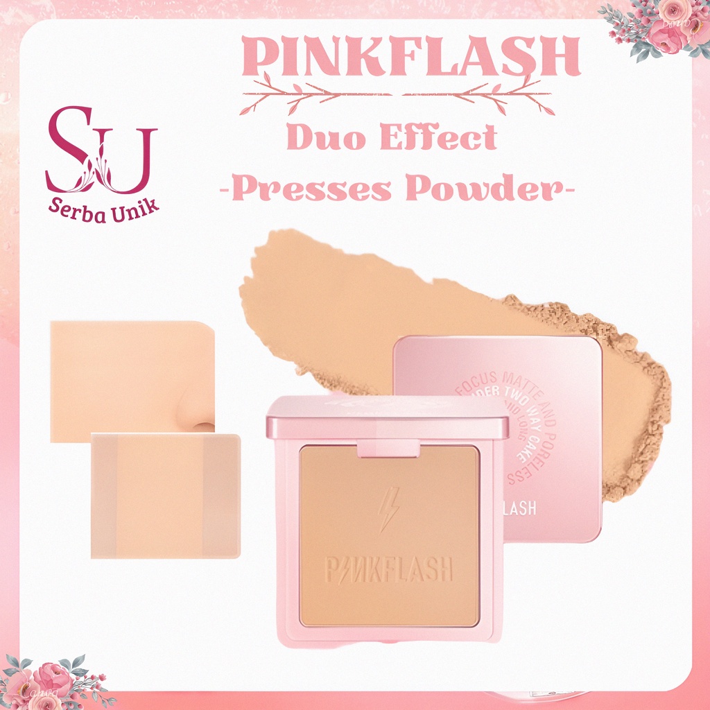Jual Pinkflash Two Way Cake Powder UV Protect / Duo Effect Pressed ...