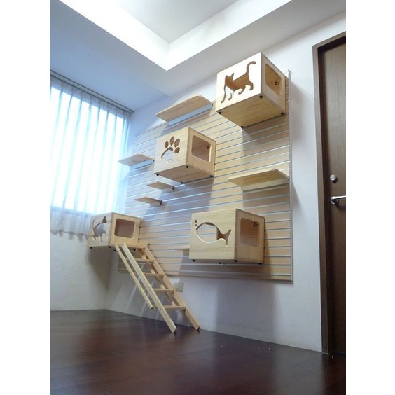 Jual cat toy / play ground tempat bermain kucing lompat dinding paket ...