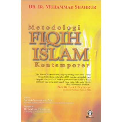 Jual Metodologi Fiqih Islam Kontemporer - Muhammad Shahrur - NR ...