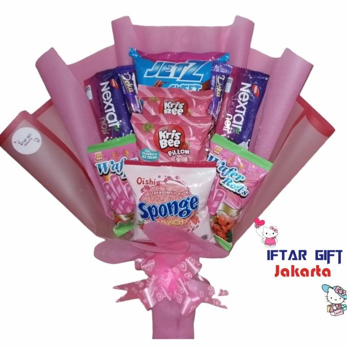 Jual BUKET SNACK MURAH I BUKET JAJAN I BOUQUET ULTAH I BUKET SNACK ...