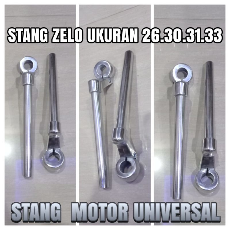 Jual STANG STIR jepit ZELO RX KING,THANDER,GL PRO,Megapro,Tiger,CBR ...