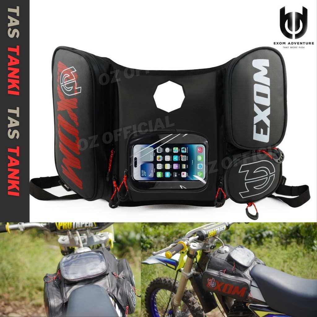 Jual EXOM - REDLINE Tas Tanki Tas Trail Universal Motocross Trabas ...