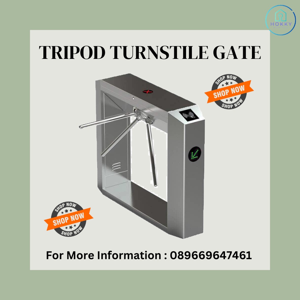 Jual Automatic Gate   Auto Gate (tripod Turnstile Gate Tripod Gate 