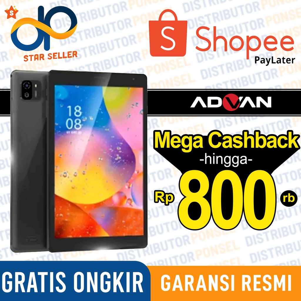 Jual Advan Tab A8 3/32G Garansi Resmi Tablet Belajar Advan 3 32GB ...