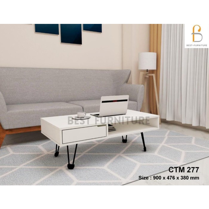 Jual Meja Best Ctm277 Coffee Table Meja Tamu Meja Kopi Minimalis ...
