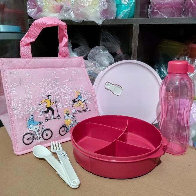 Jual Produk Unggulan] Tupperware PROMO Fit To Go Lunch Box Set | Tempat ...