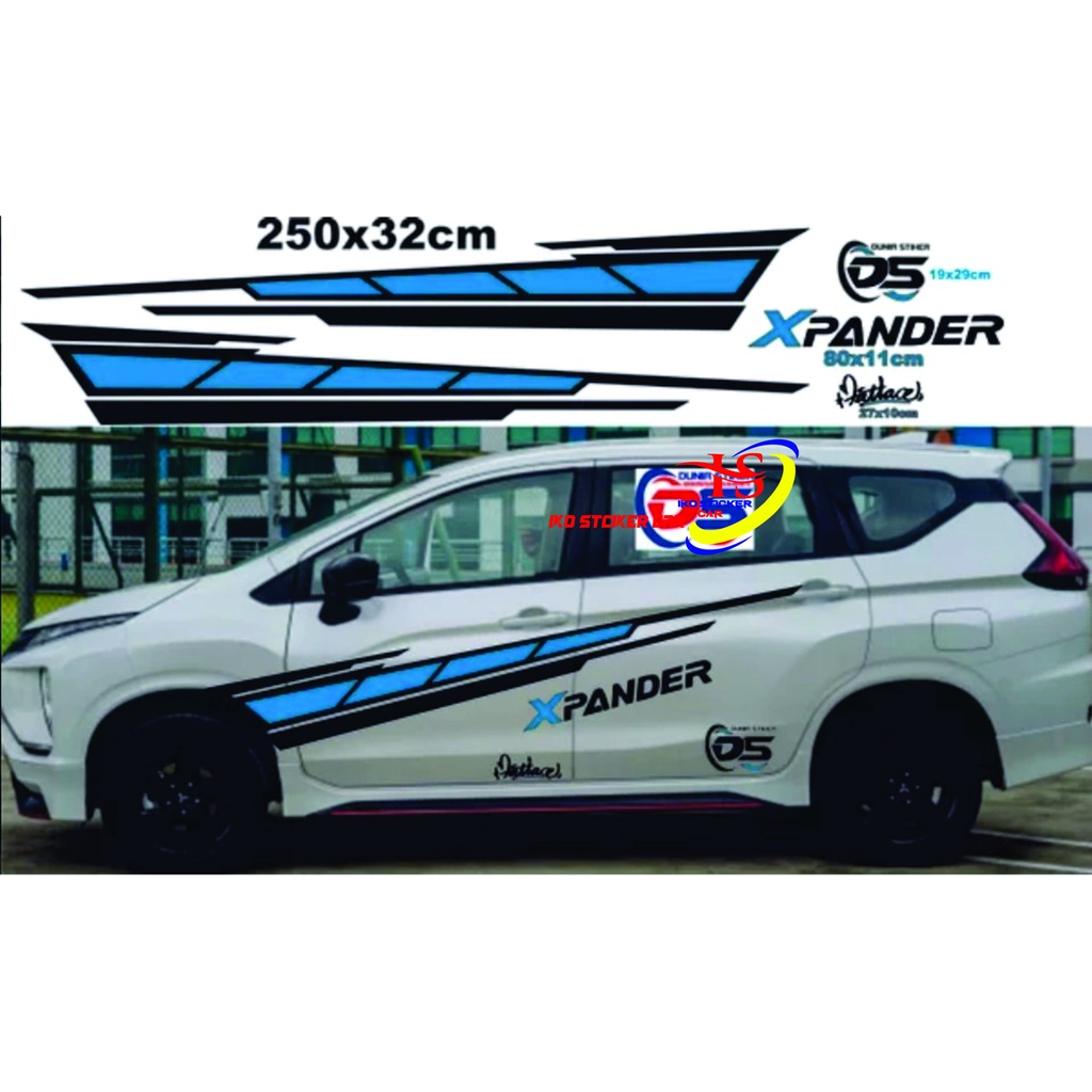 Jual Promo Stiker Sticker Mobil Xpander Stiker Xpander Stipe Xpander ...
