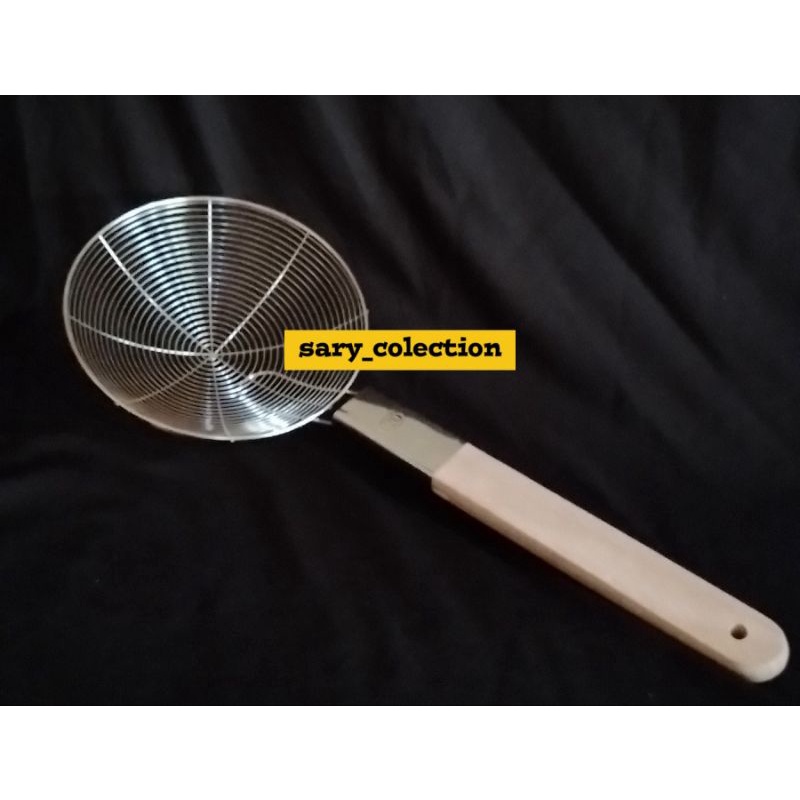 Jual Serok Parabola 20 / Serok Penggorengan Stainless Tebal Dengan ...