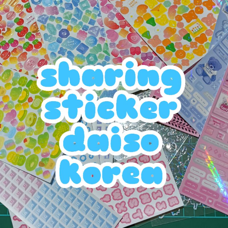 Jual READY INA!! sharing satuan stickers deco sheets toploader, polcos ...