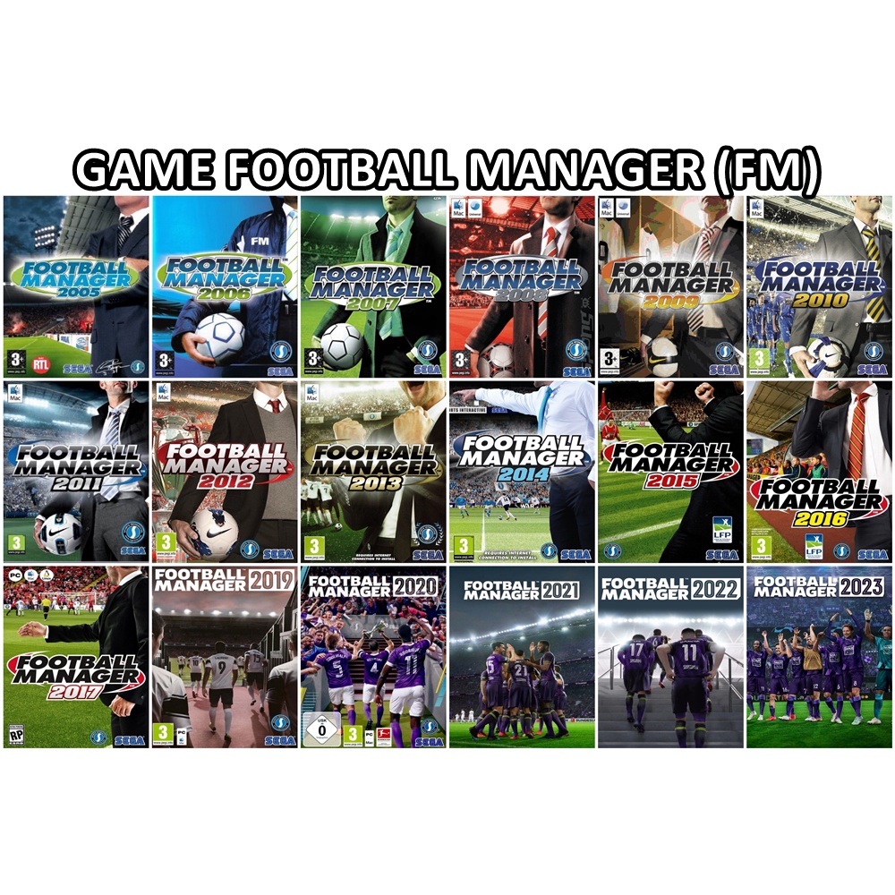 Jual Football Manager FM Game untuk Komputer PC Laptop KOLEKSI LENGKAP ...