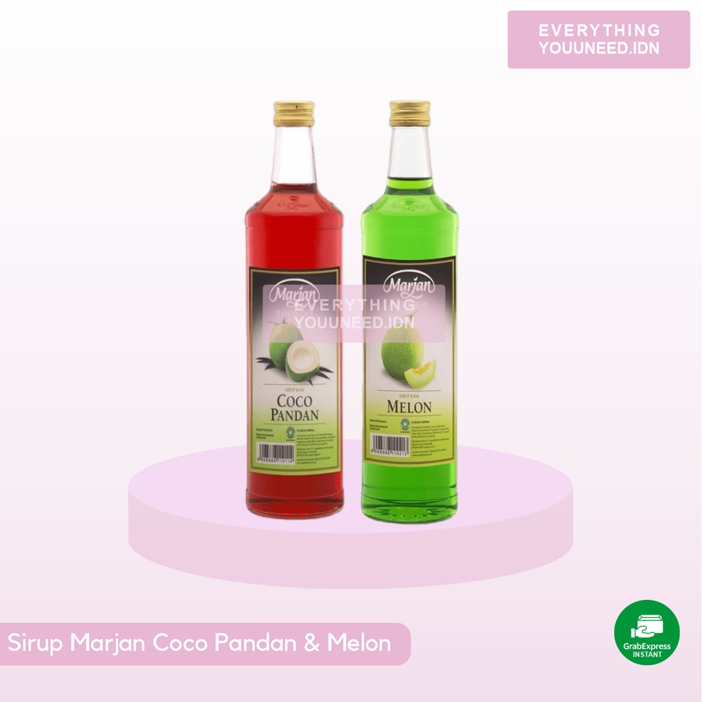 Jual Marjan Sirup Cocopandan & Melon 460 ml | Shopee Indonesia