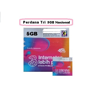 Jual Perdana Tri 5GB Nasional | Shopee Indonesia