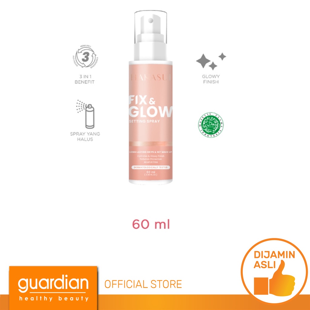 Jual HANASUI Fix & Glow Setting Spray 60ml | Shopee Indonesia