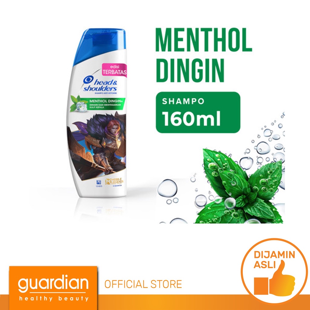 Jual HEAD & SHOULDERS Shampoo Menthol Dingin Mobile Legend 160ml ...