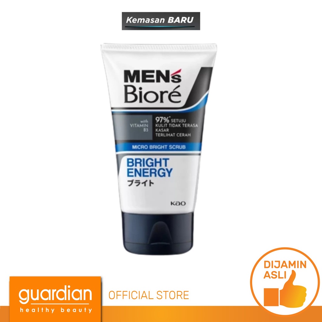 Jual BIORE Mens Double Scrub Facial Foam White Energy 40g | Shopee ...