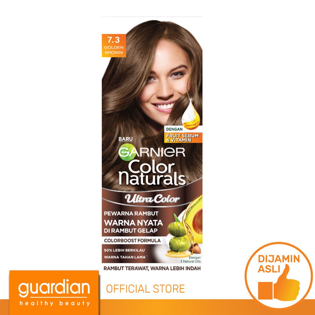 Jual GARNIER Color Naturals Ultra Color Kit Golden Brown 7.3 | Shopee ...