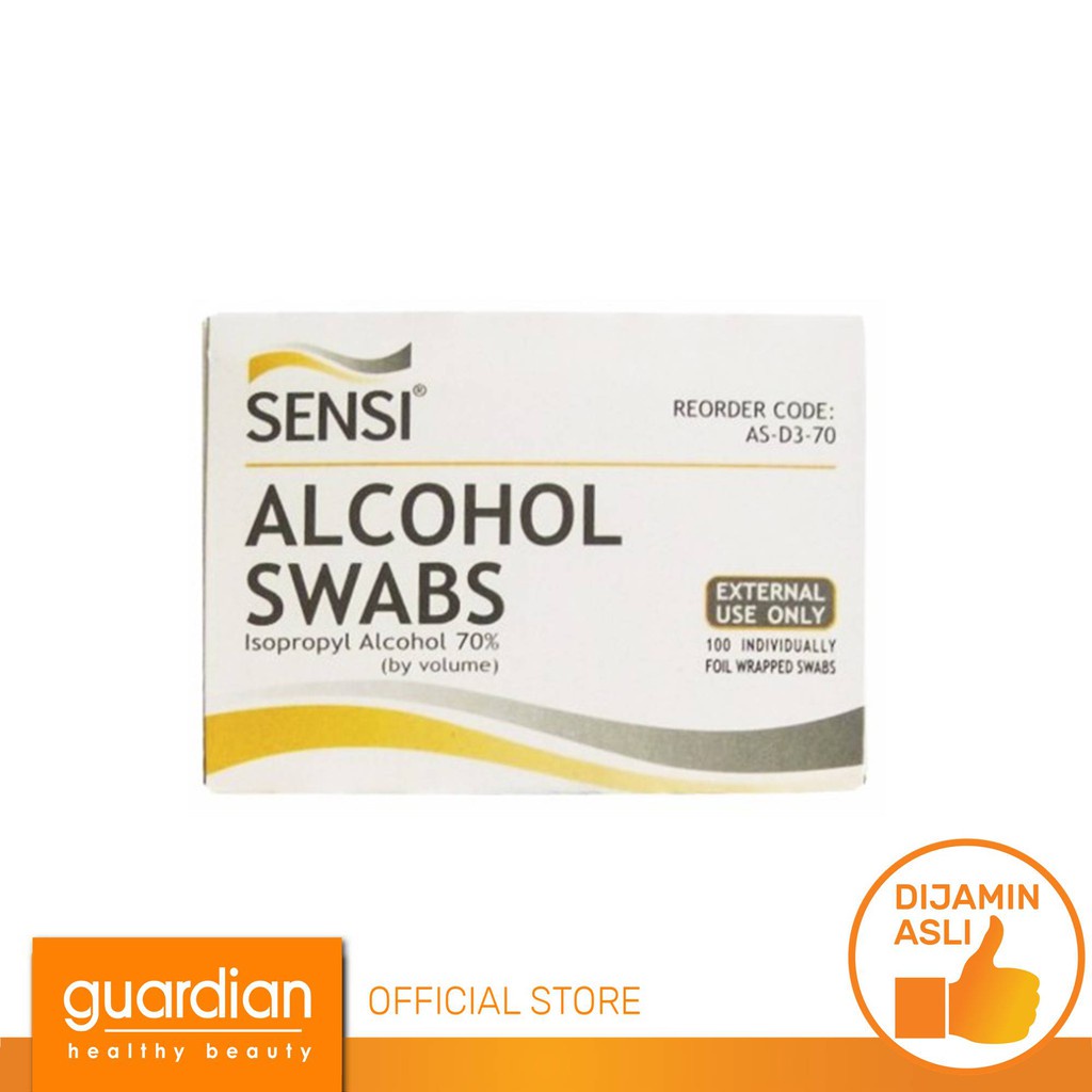 Jual SENSI Alcohol Swabs 100S | Shopee Indonesia
