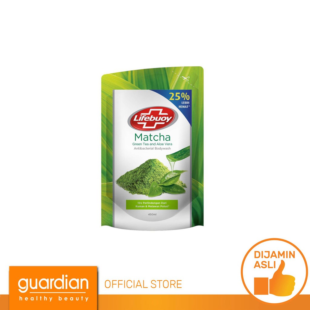 Jual LIFEBUOY Body Wash Matcha Aloe Vera Ref 450ml | Shopee Indonesia