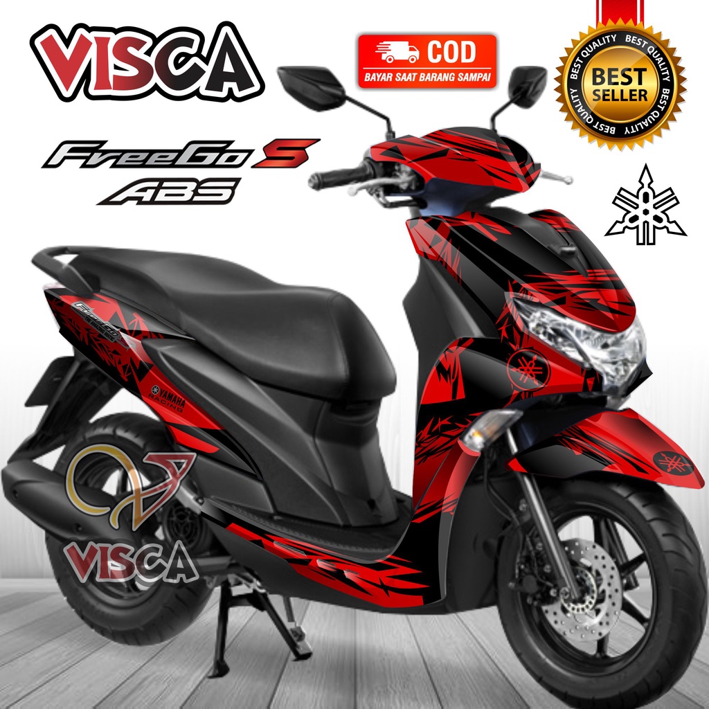 Jual Decal Freego Full Body Stiker Yamaha Freego Full Body Stiker Motor ...