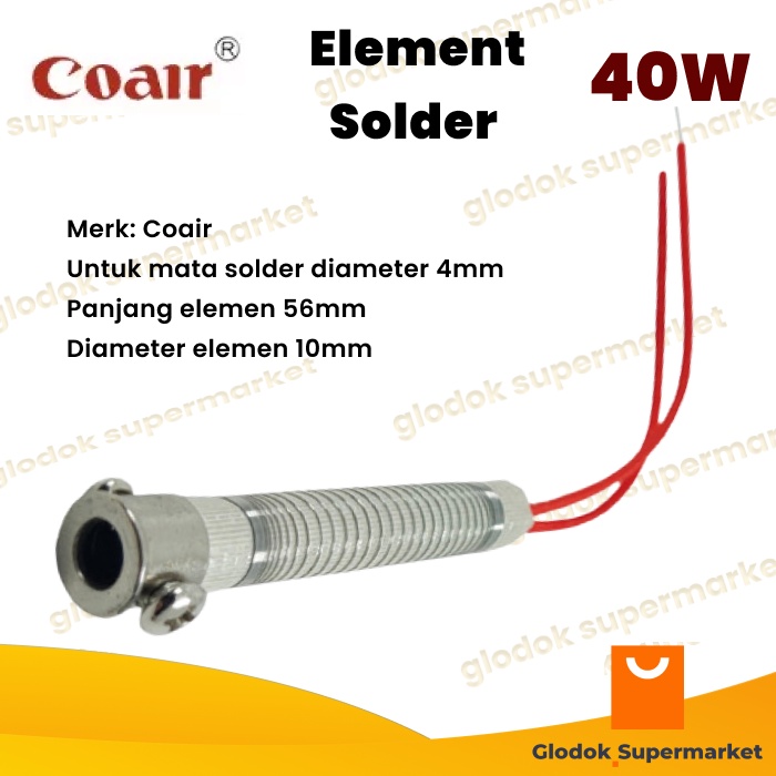 Jual Elemen Solder Coair 40 Watt Element Solder 40w | Shopee Indonesia