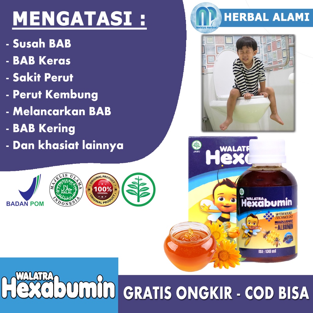 Jual Obat Sembelit Anak 1 2 3 Tahun SUsah BAB Berdarah Pelancar BAB ...