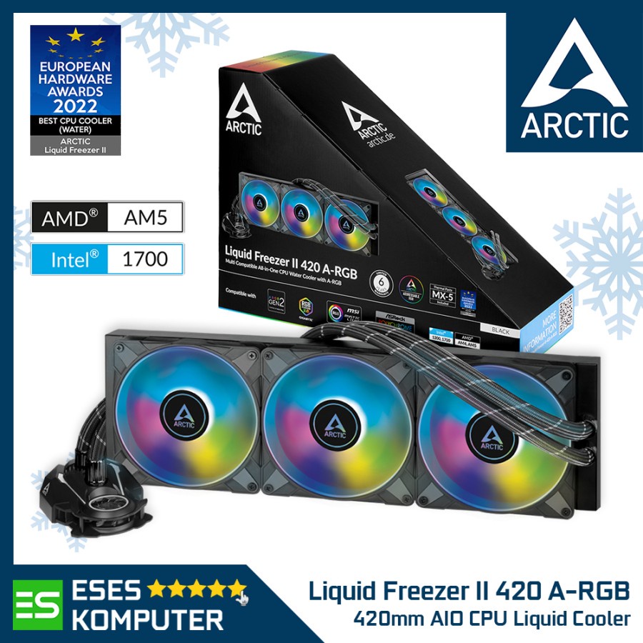 Jual ARCTIC Liquid Freezer II 420 A-RGB | AIO 420mm Liquid CPU Cooler ...
