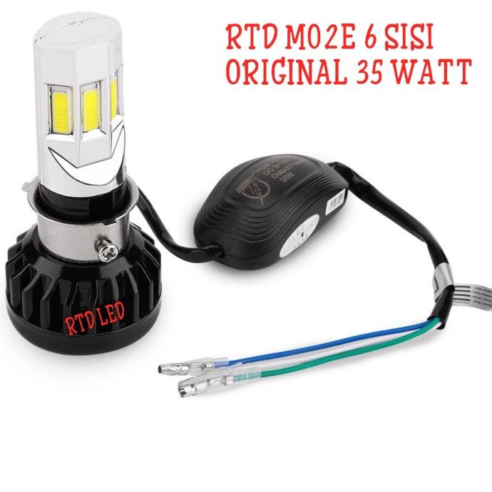 Jual RTD Led Lampu Utama Headlamp LED RTD M02E 6 Sisi Original | Shopee Indonesia