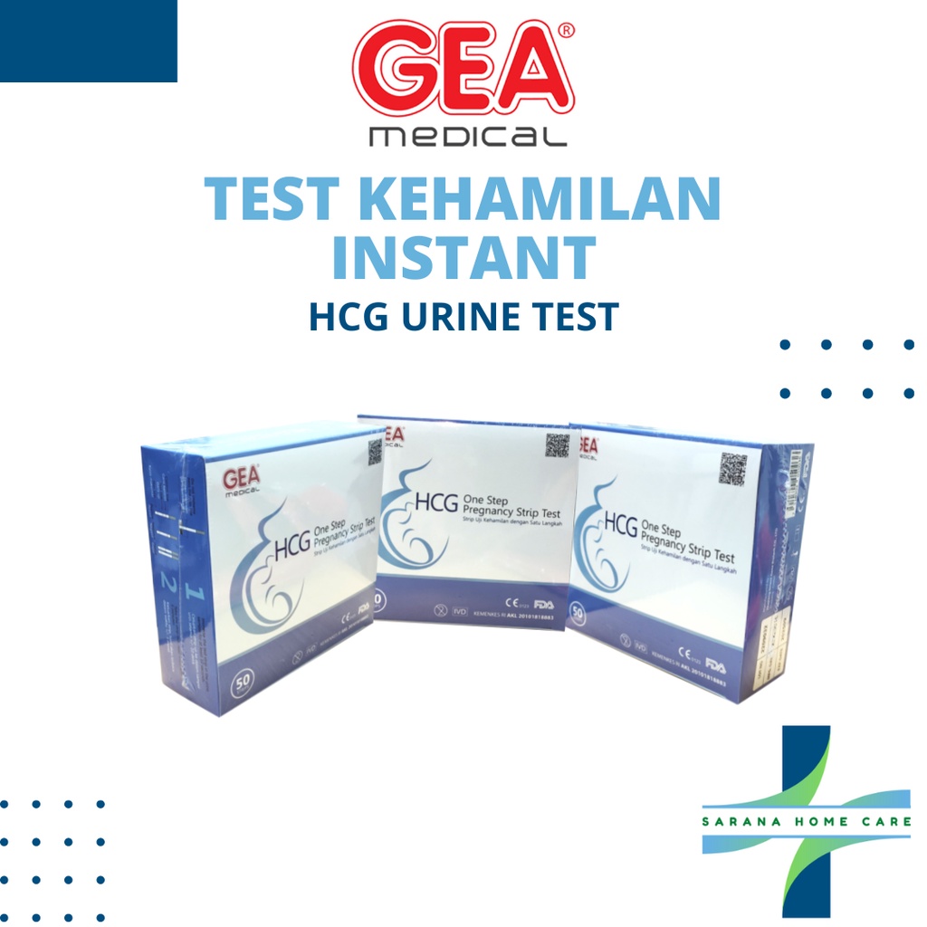 Jual GEA Tes Kehamilan Instant/Urin test pack/One Step Pregnancy Strip ...