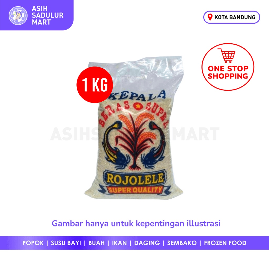 Jual Beras Premium 5KG Pulen / Anak Raja / Gentong Rejeki / Rojolele ...