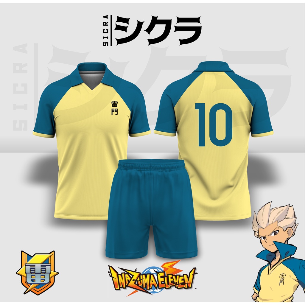Jual Jersey Anime Inazuma Eleven Raimon Soccer Club Cosplay Bola Manga ...
