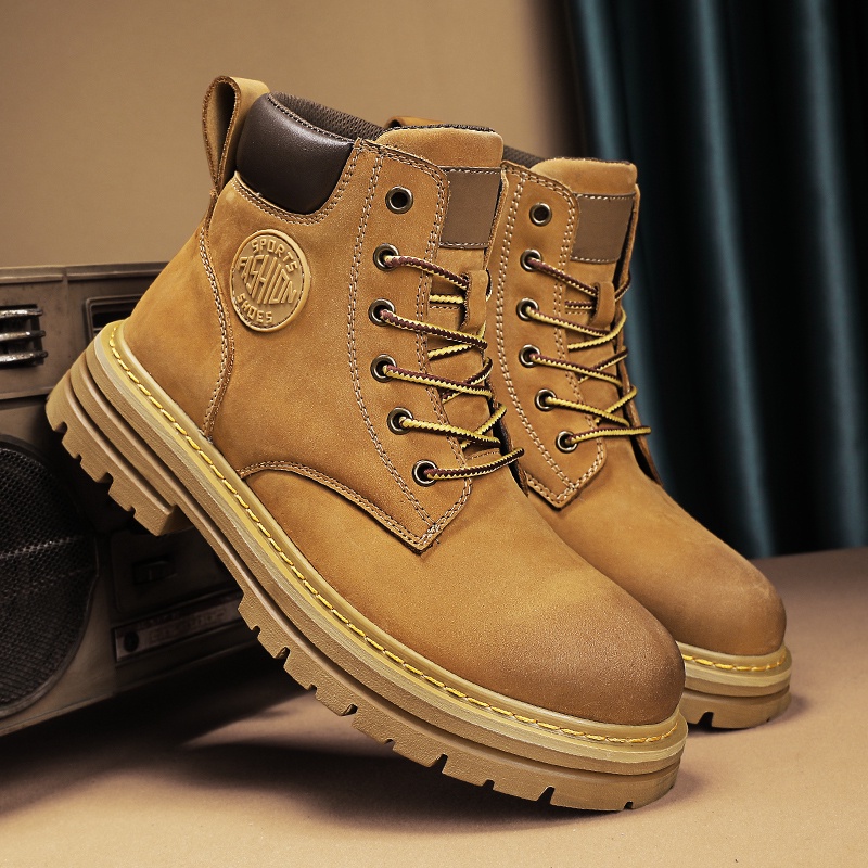 Jual Terlaris Fashion Kulit Asli Original Sepatu Boots Pria Casual ...