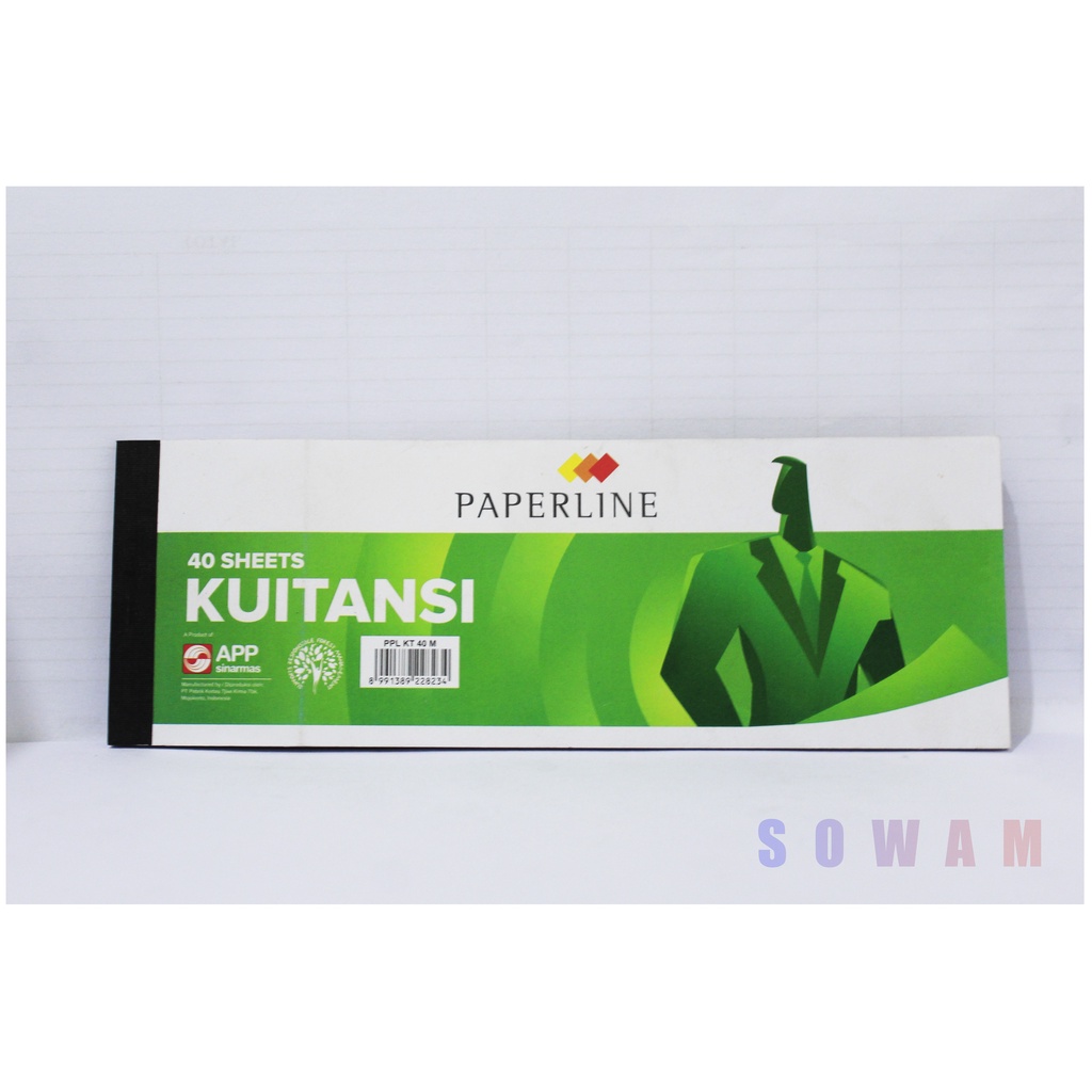 Jual Kwitansi / Buku Kuitansi Paperline Kecil KT-40-M (1pcs) bisa COD Isi 40 Lembar | Shopee ...