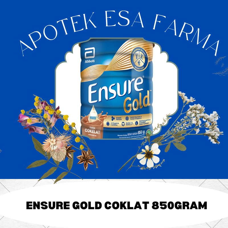 Jual NEW - Abbott Ensure Gold HMB Formula 850 gr | Shopee Indonesia