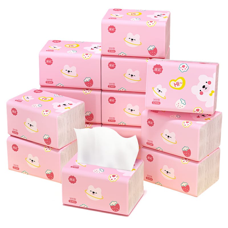 Jual DRY TISSUE FACIAL / WAJAH 4 ply 300 lembar ( MINI/TRAVEL PACK ...