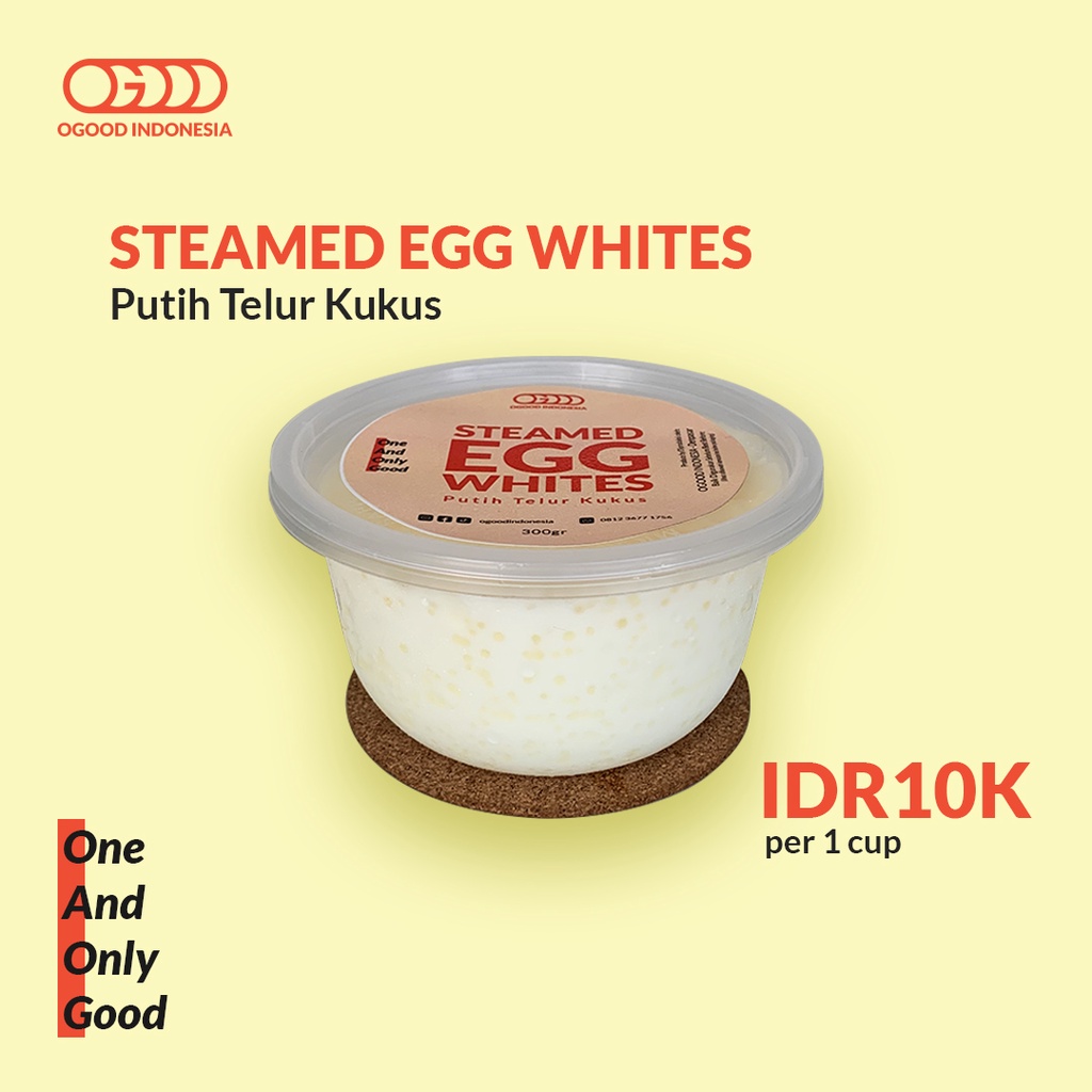 Jual Putih Telur Kukus OGOOD (Steamed Egg Whites) | Shopee Indonesia