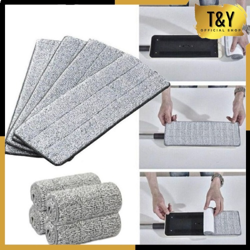 Jual T&Y Refill Kain Pel Microfiber Kain Pel Ultra Mop 32 x 12 Cm Kain ...