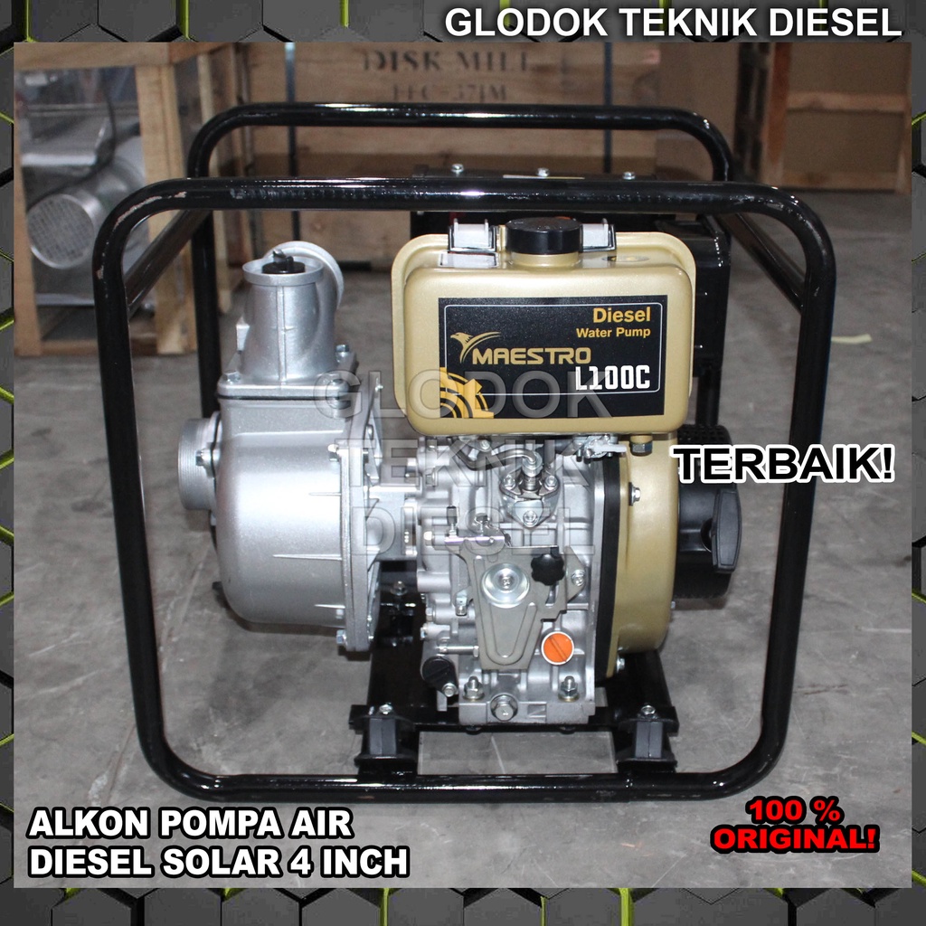 Jual Mesin Pompa Air Sawah Alkon 4 INCH Diesel Solar Maestro Type L 100 ...
