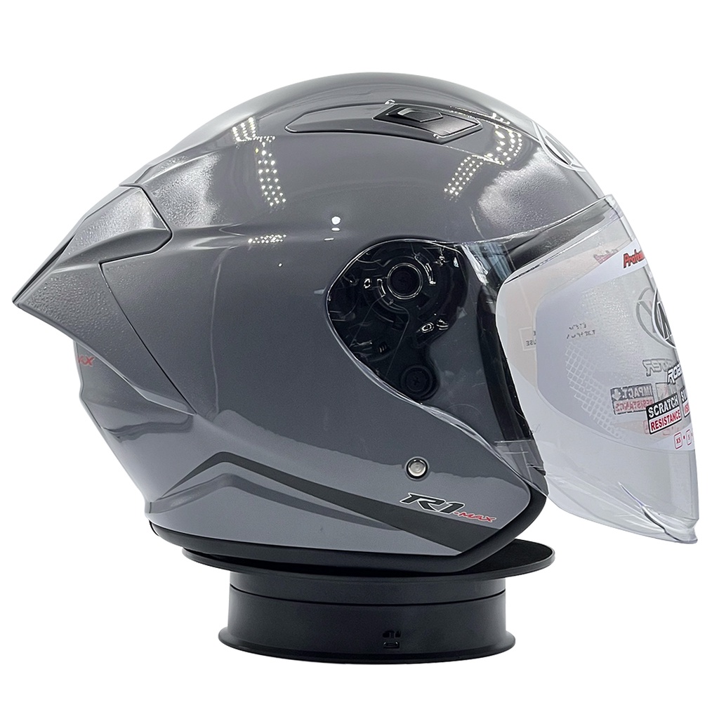 Jual Helm NHK R1 Max SE Solid Dim Grey | Shopee Indonesia