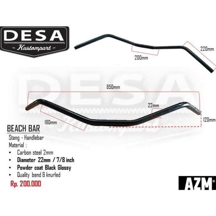 Jual Stang Custom Stang Motor Stang Royal Enfield Stang Benelli Beach ...