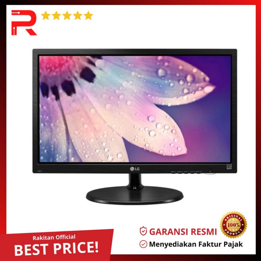 Jual Monitor LG 19" LED 19M38A-B Analog LG 19 inch 19M38A | Shopee ...
