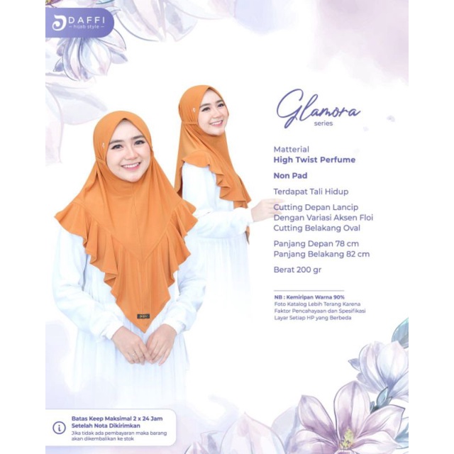 Jual Hijab Daffi Glamora Series hijab instan jilbab instan kekinian ...