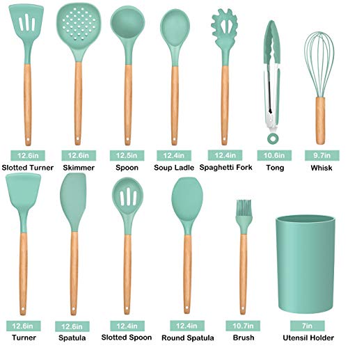 Jual Utensil Silicone Set 12in1 Peralatan spatula silikon sutil KITCHEN ...