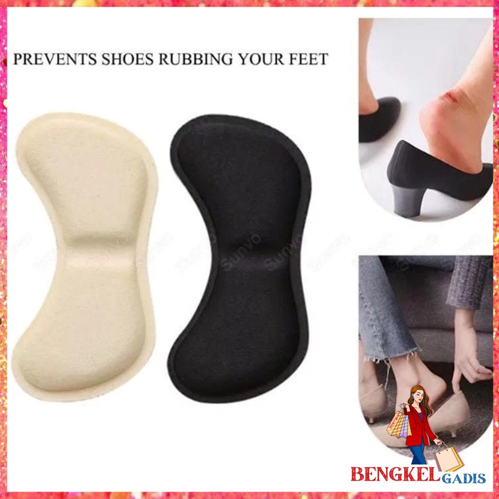 Jual BG Insole Sepatu Wanita Kebesaran Alas Sepatu Tumit Anti Lecet Sol ...
