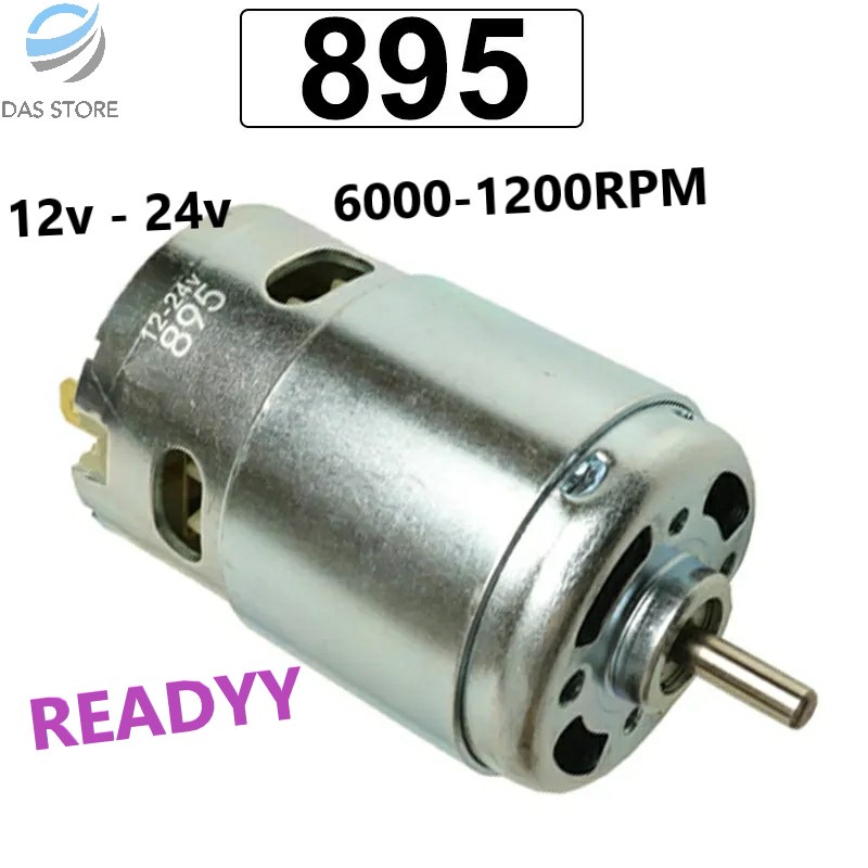Jual DC 895 MOTOR HIGH POWER MOTOR 12V24V HIGH TORSI 6000-12000RPM ...